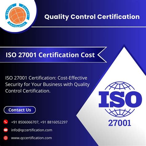 Iso 27001 Certification Cost Qc Certification Jaiprajapati Medium