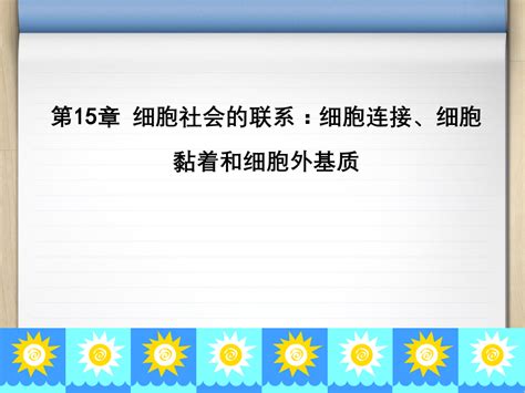 细胞连接细胞黏着和细胞外基质 word文档在线阅读与下载 无忧文档