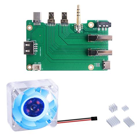 Buy Geeekpi Raspberry Pi Set Top Box Kit Raspberry Pi Extension Board With Fan V Blue