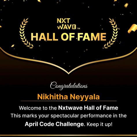 Nikhitha Neyyala On Linkedin Nxtwave Ccbpacademy