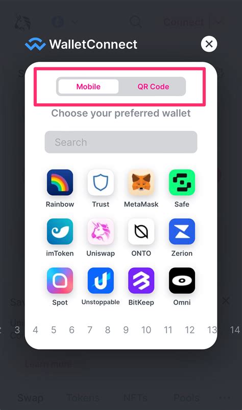 how to connect a wallet to uniswap uniswap labs
