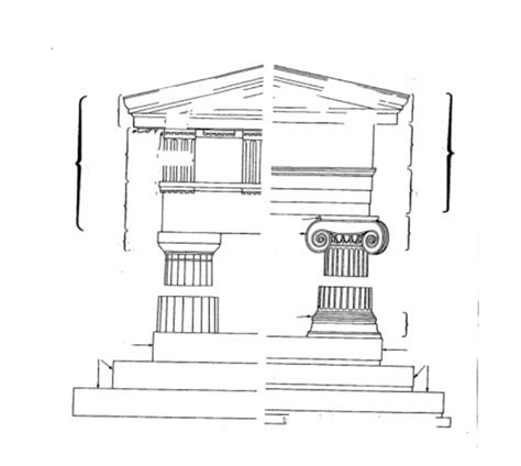 Doric Vs Ionic Diagram Quizlet