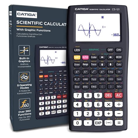 Scientific Calculator With Graphic Functions Multiple Modes With Intuitive Interface