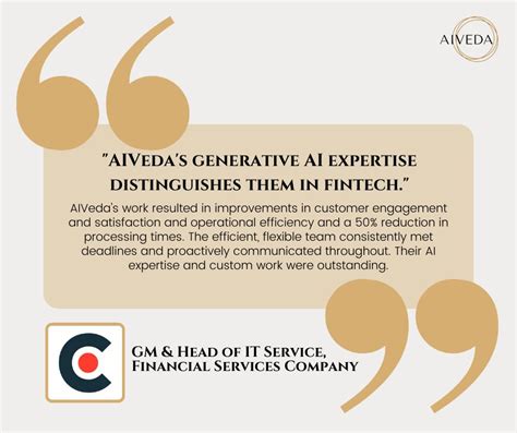Aiveda On Linkedin Aiveda Ai Fintech Clientsuccess Testimonial