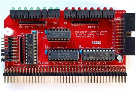 SC719 RCBus 80pin Digital I O Module Kit By Small Computer Central