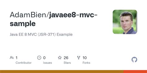 Github Adambienjavaee8 Mvc Sample Java Ee 8 Mvc Jsr 371 Example