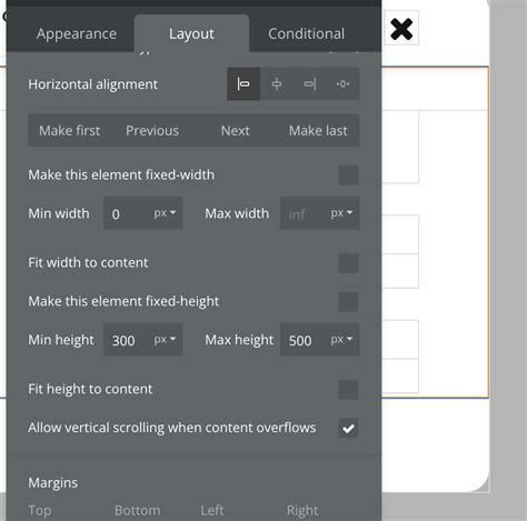 Make Scrollable Elements Actually Scrollable In The Bubble Editor Idea Bubble Forum