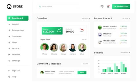 do saas crm admin panel and dashboard ui ux design in figma mobile