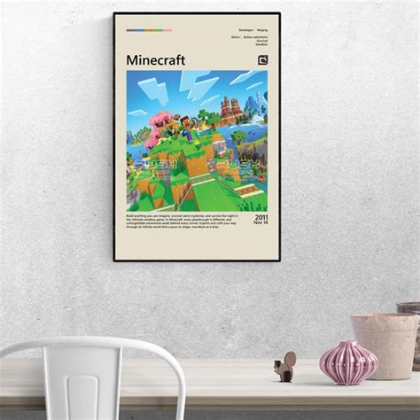 Minecrafts Poster Etsy