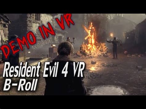 How Is Re4 Remake Already An Amazing Pc Vr Game Youtube