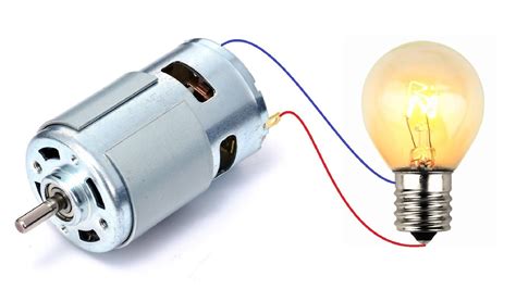 How To Make A Simple Electric Generator Using Dc 775 Motor Youtube