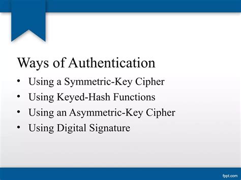 Challenge Response Authentication Ppt