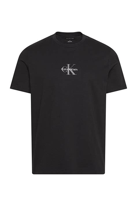 Calvin Klein Jeans Regular Fit Erkek Tişört Lv04rb866g Siyah T Shirt
