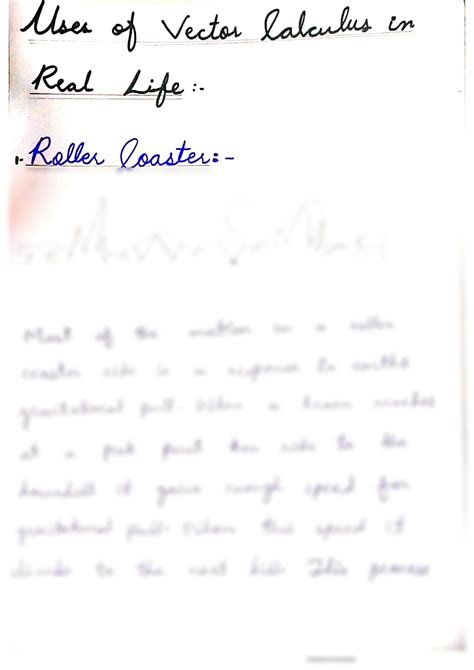 SOLUTION Vector Calculs In Real Life Studypool