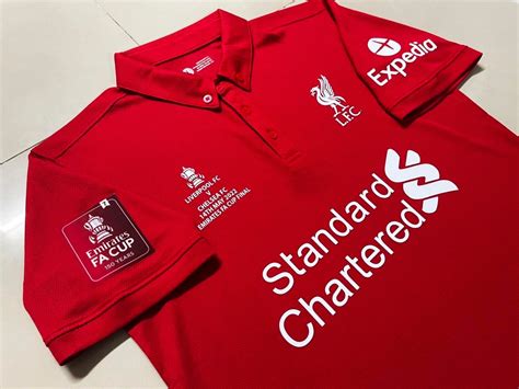 ️เสื้อบอลโปโล ลิเวอร์พูลแดง ฤดูกาล 2022 สกรีนหน้าอก ชุดแชมป์เอฟเอคัพ หงส์แดงเสื้อโปโลใส่ได้ทุก
