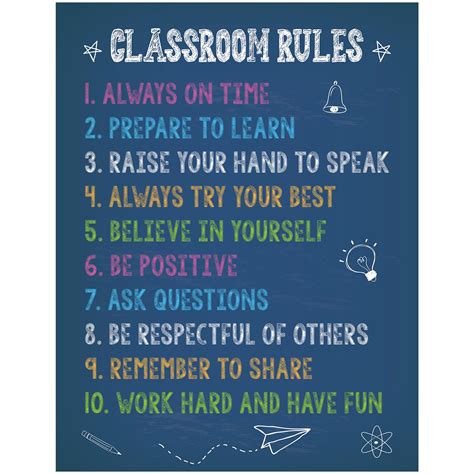 Buy Wonmon Classroom Rules Class Rules Classroom Expectations For
