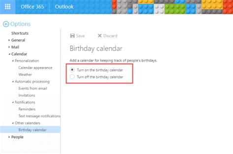 Remove The Holiday Or Birthday Calendar