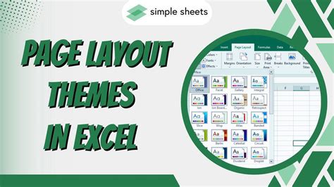 Page Layout Themes In Excel How To Enhance Your Spreadsheets