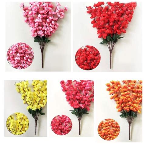 Jual Rangkaian Bunga Sakura Mini Dekorasi Ruangan Shopee Indonesia