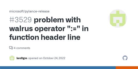 Problem With Walrus Operator In Function Header Line · Issue 3529