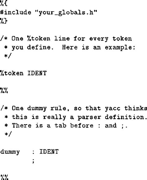 Figure 1 From A Compiler Project For Translating A C Subset To Sparc Assembly Language