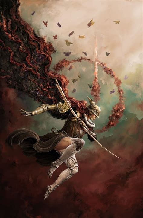 Malenia Elden Ring Wallpaper Dark Souls Wallpaper Game Poster Demon
