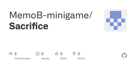 GitHub MemoB Minigame Sacrifice