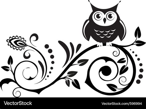 Cute Owl Royalty Free Vector Image Vectorstock