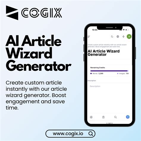 📝 Introducing The Cogix Ai Article Wizard Generator 🚀 By Cogix Ai Nov 2023 Medium