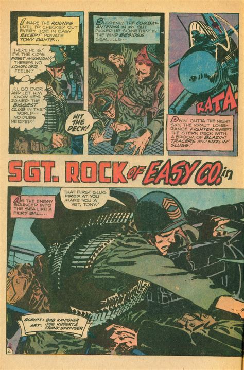 Read Online Sgt Rock Comic Issue 302