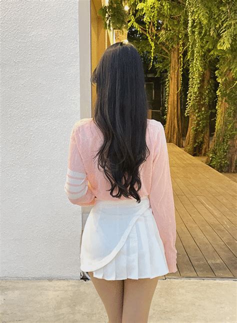 반짝할인 전국최저가속바지有 삼선 배색 언발 하이틴 테니스 플리츠 미니 스커트 치마 골프 웨어 교복치마 에이블리