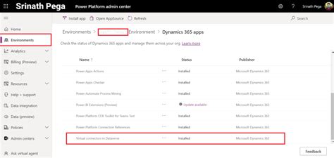 Create The Virtual Tables In Dataverse With The Virtual Connector