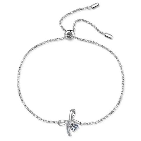 Grace Moissanite Bow Bracelet