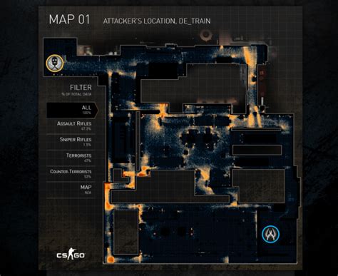 Counter Strike Global Offensive Heat Map For De Train Released Latest Update Notes MP St