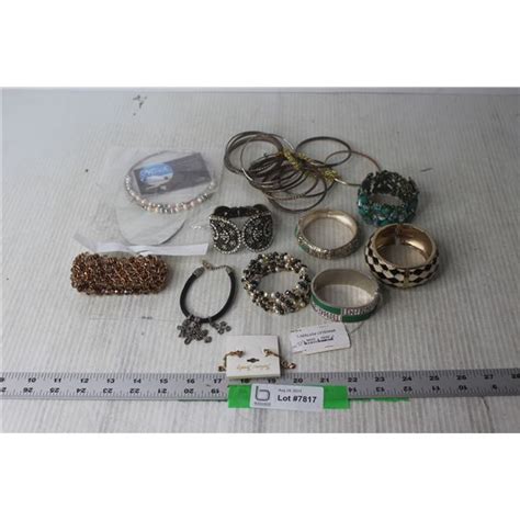 Assorted Jewelry Bracelets Bodnarus Auctioneering