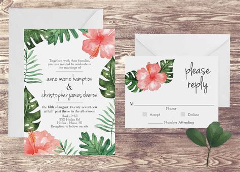 Custom Invitations Hawaii At Shirley Gonzalez Blog