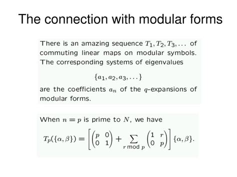 Ppt Introduction To Modular Symbols Powerpoint Presentation Free