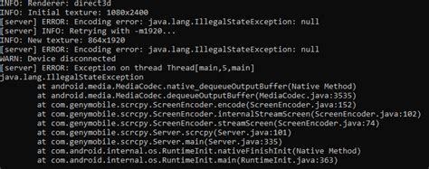 first time trying scrcpy getting this error windows 11 andoird phone running miui13 r scrcpy