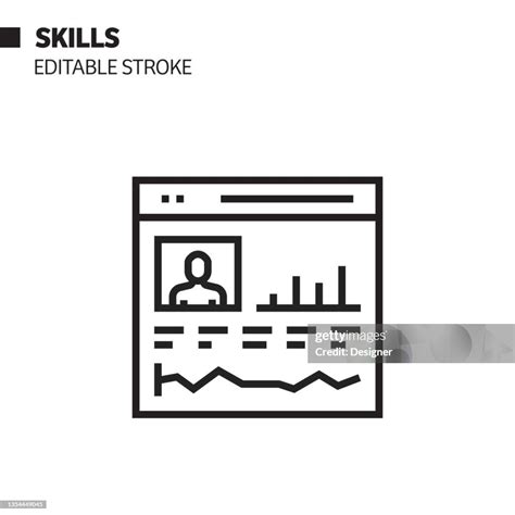 Applicant Tracking System Line Icon Outline Vector Symbol Illustration High Res Vector Graphic