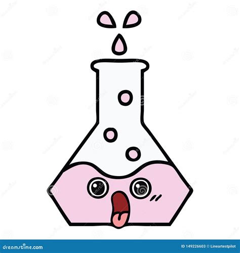 Cartoon Science Beaker