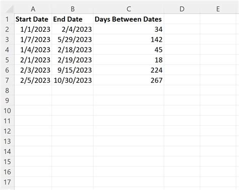 Vba How To Calculate Days Between Two Dates