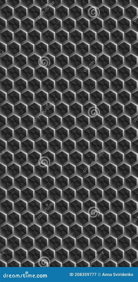 Abstract Hexagon Structure Geometric Background Stock Illustration Illustration Of Glow