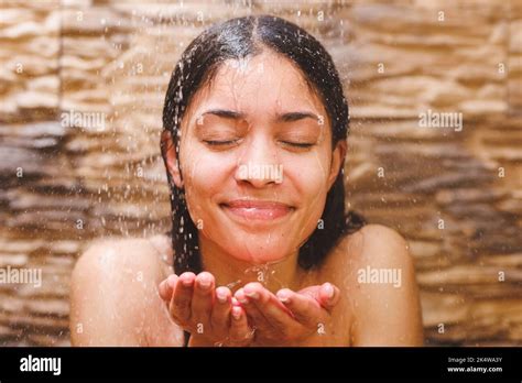 Taking A Bath Shower