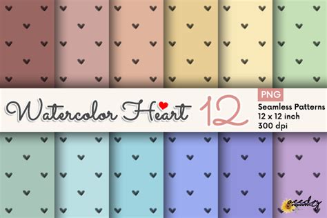 Black Watercolor Hearts Graphic By Aeedzyarts888 · Creative Fabrica