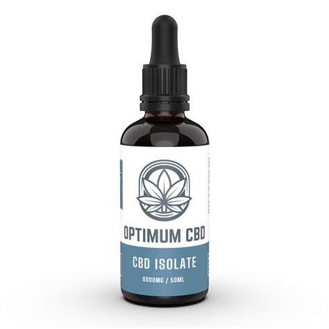 Cbd Isolate 50ml 6000mg Optimum Co
