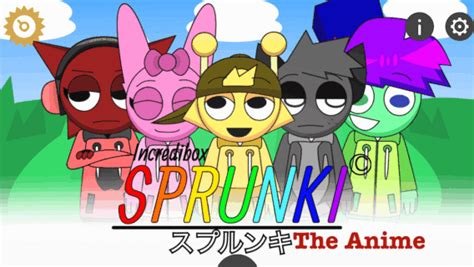 Sprunki But Human The Anime Play Online On Sprunki Phase