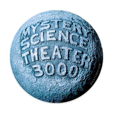 Mst3k Moon Logo Sticker 3d Printing By Muckychris