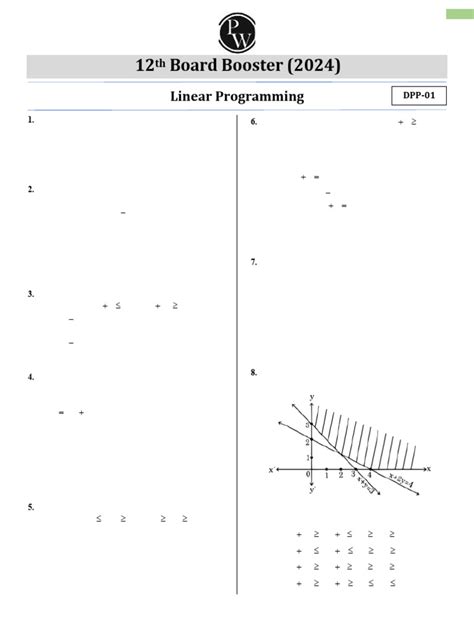 linear programming dpp 01 pdf linear programming mathematical optimization