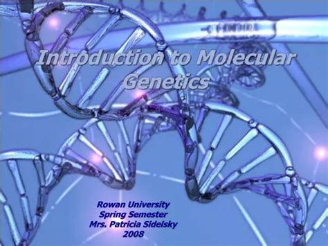 Ppt Introduction To Molecular Genetics Powerpoint Presentation Free Download Id