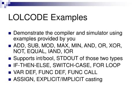 ppt lol6502 compiler powerpoint presentation free download id 3515835